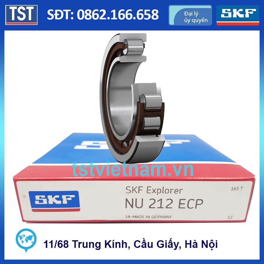 Vòng Bi SKF NU 212 ECM | Ổ đũa đỡ | Ổ đũa đỡ | Vòng bi con lăn hình trụ
