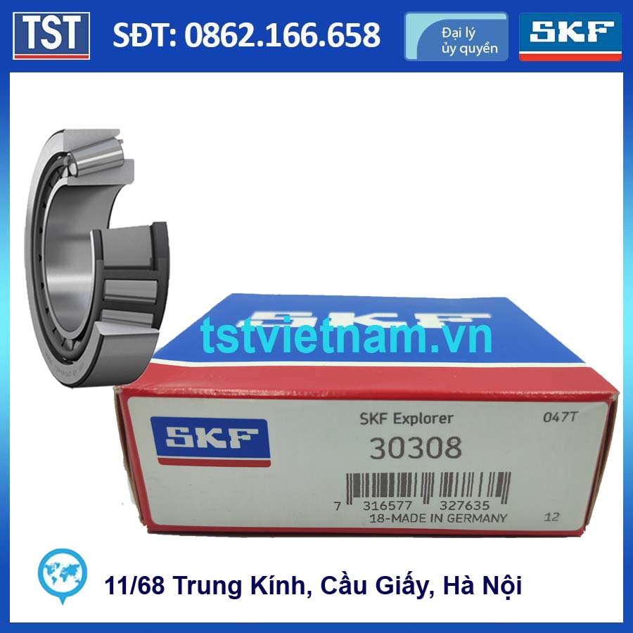 Vòng Bi SKF 30308 | Ổ côn | Ổ côn | Vòng bi con lăn hình trụ