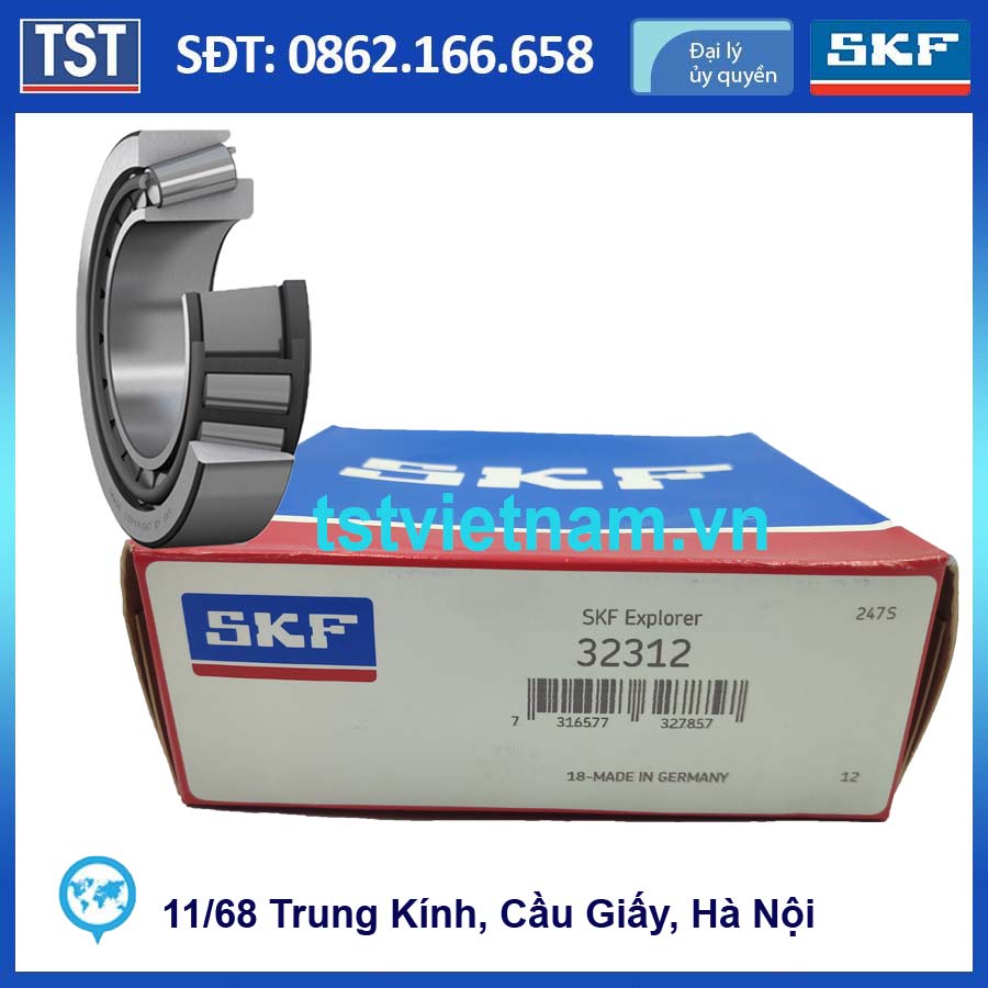 Vòng Bi SKF 32312 B | Ổ côn | Ổ côn | Vòng bi con lăn hình trụ